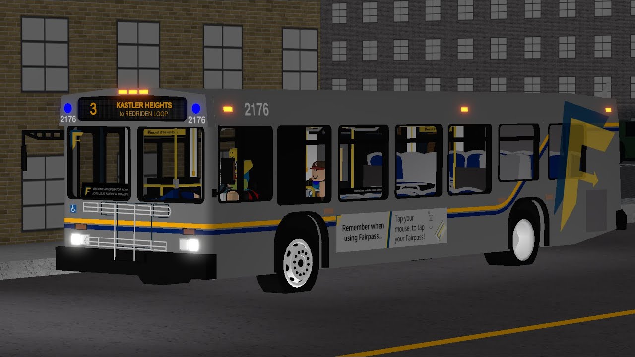 ROBLOX Buses: Fairview Transit 2176 @ 3- Kastler Heights - YouTube