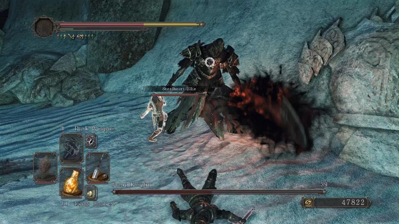 DARK SOULS II: Fume Knight Raime - YouTube