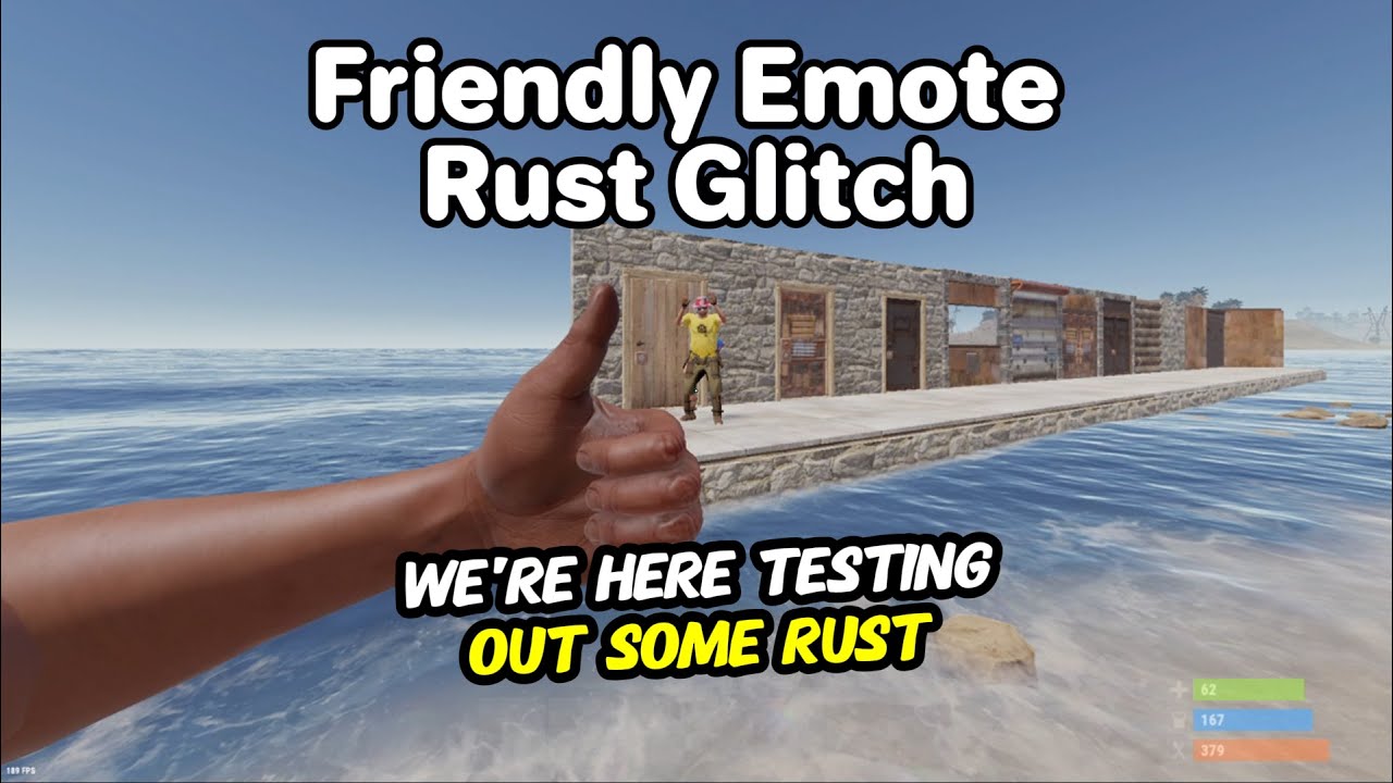 The Friendly Emote is BROKEN in Rust! - YouTube
