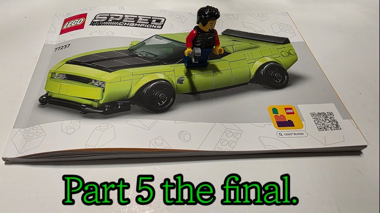 The final build of the Lego Speed Champions Dodge Challenger #legos ...