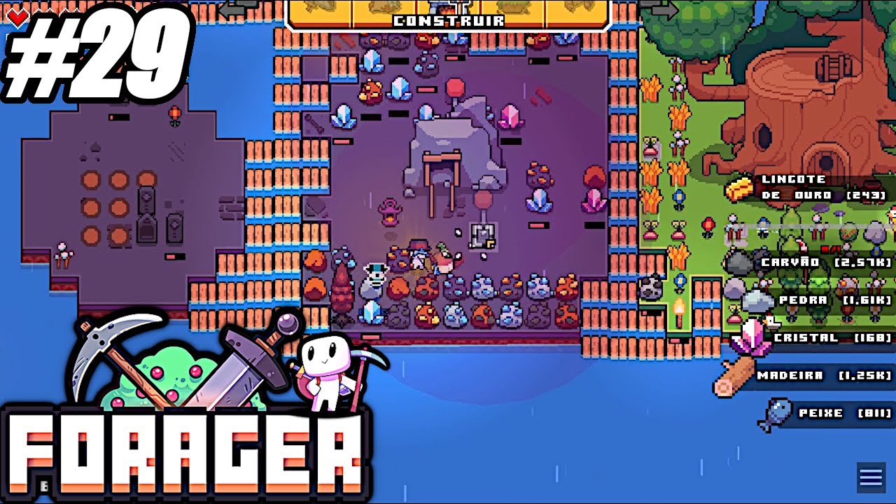 FORAGER #29 - OBELISCOS MINERADORES!!! - YouTube