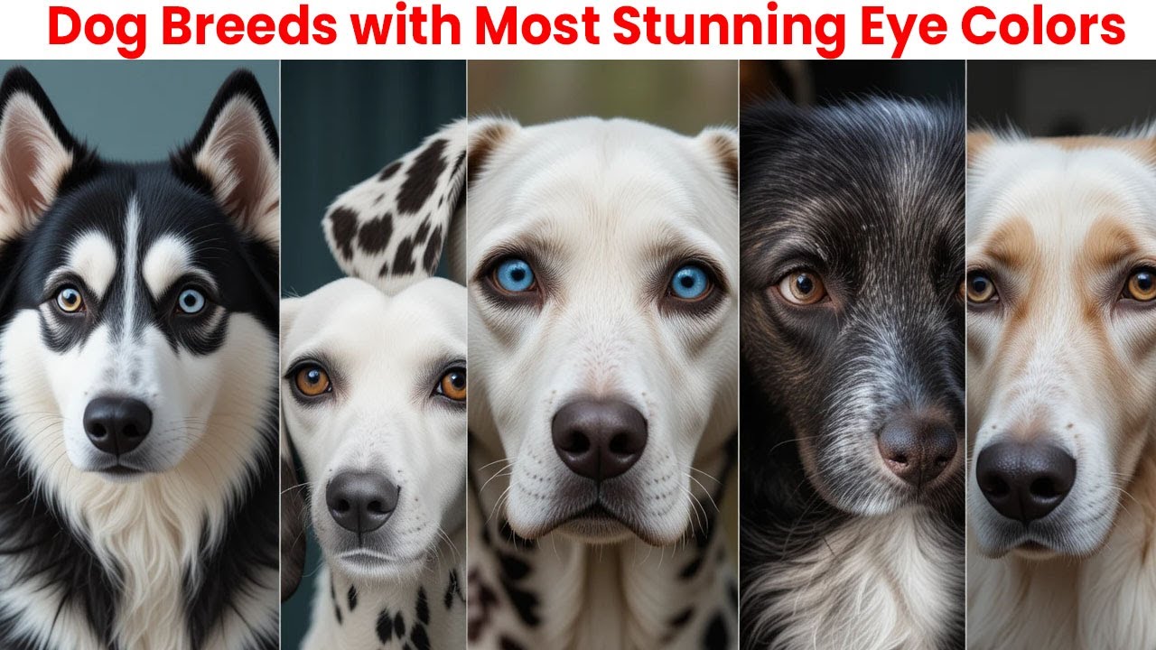 🔥6 Dog Breeds with the Most Stunning Eye Colors!👀🐶 (You Won’t Believe ...
