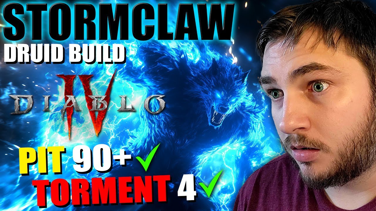 Diablo 4 - STORMCLAW v1.1 Druid Build (A Tier - Pit 90+) VERY STRONG ...