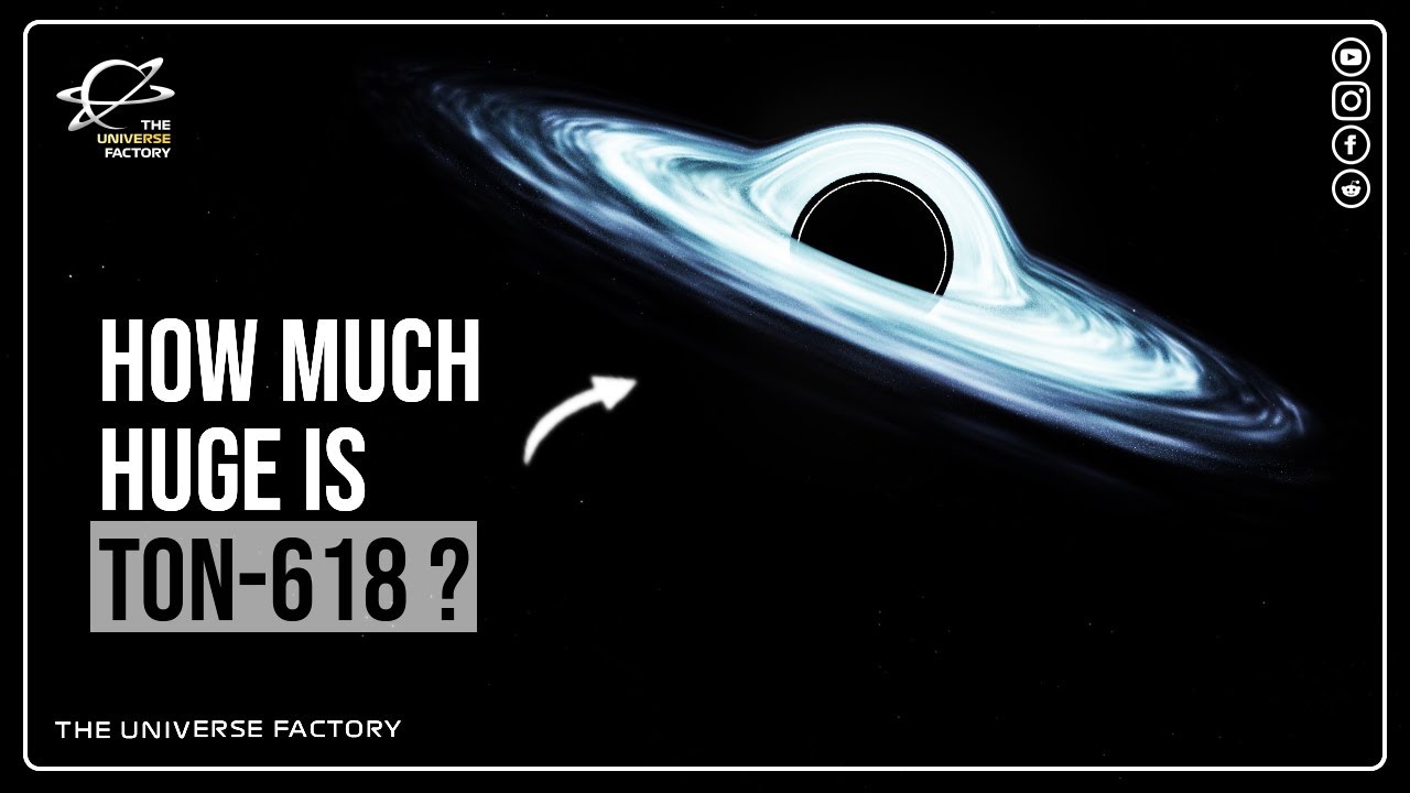 How much BIG is TON-618 really? #theuniversefactory #ton618 #blackhole ...