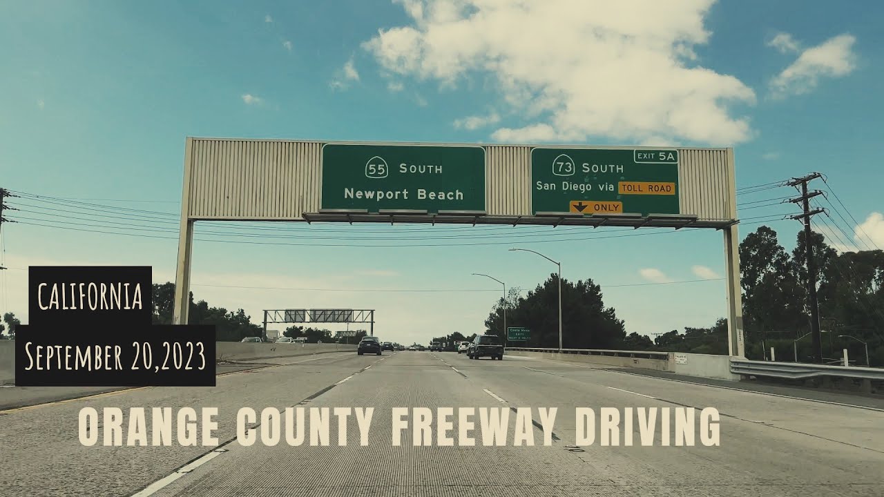 South Orange County California Freeway Driving | Iphone 14 pro max 60fps |4k| 6.20.23 - YouTube