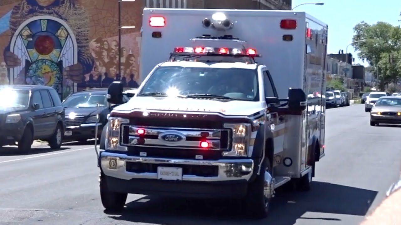 Narberth Ambulance Medic 108-7A Responding - YouTube