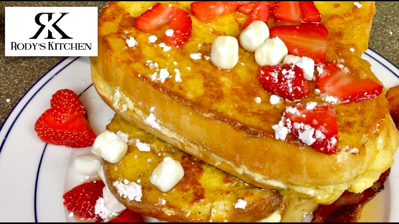 Cheesecake Stuffed French Toast with Strawberries - Rody's Kitchen, S1 ...