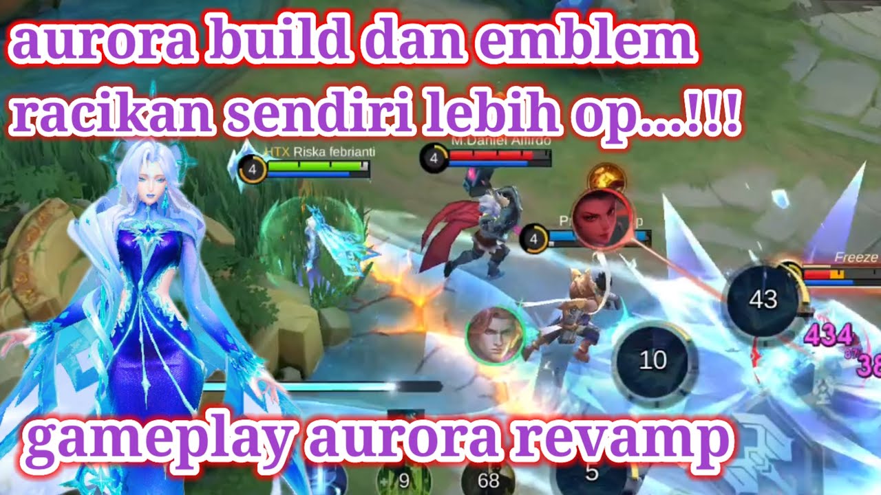 aurora pake build dan emblem racikan sendiri lebih op..!! - mobile ...