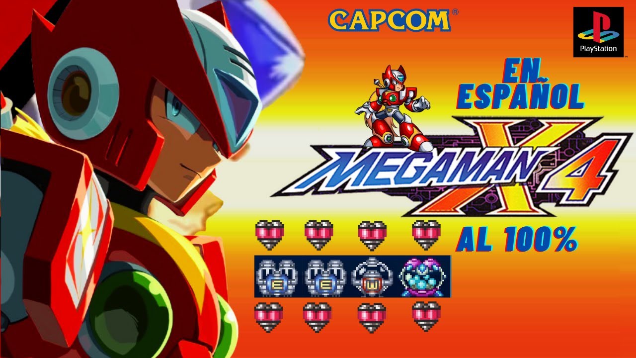 Mega Man X4 (PS1) 100% Full Game Walkthrough (Español) - YouTube