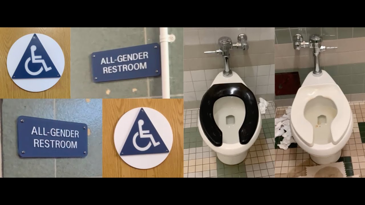 High School Hallway Area Unisex Restrooms Reshoot 9 - YouTube