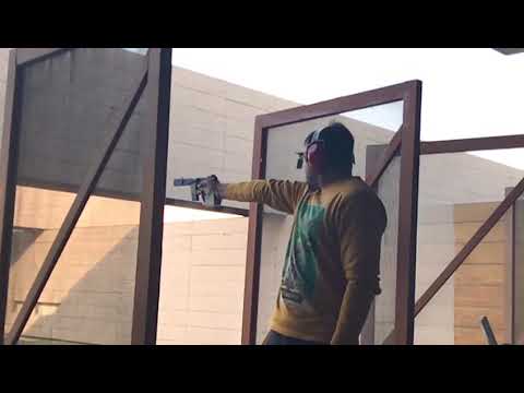 Follow through demonstration for amateur shooters