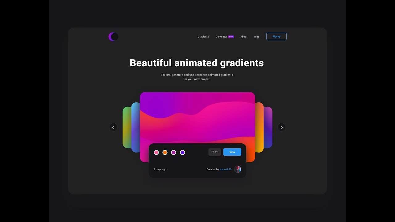 UI Cloning with Next.js and Tailwindcss: Creating a Dribbble-Inspired Carousel - YouTube