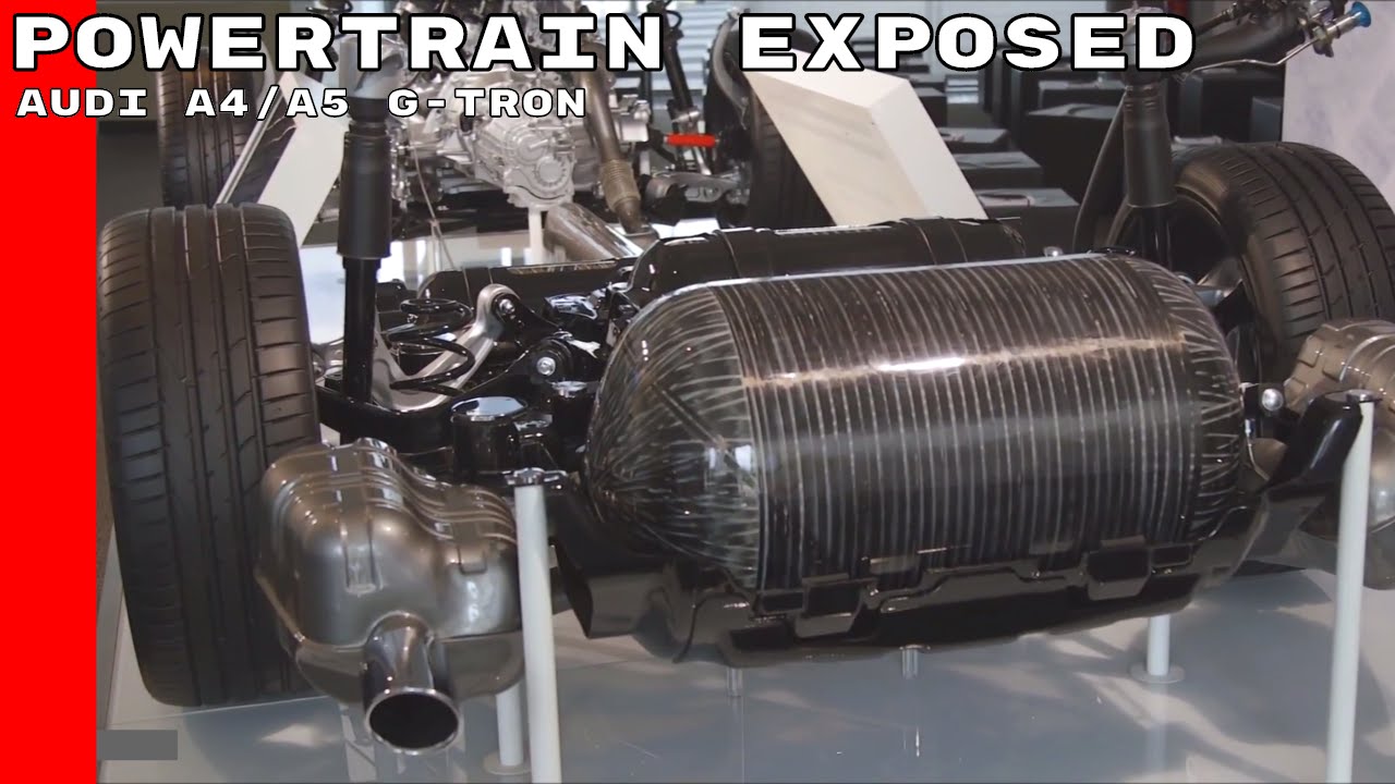 Audi A4/A5 g-tron Powertrain Exposed - YouTube