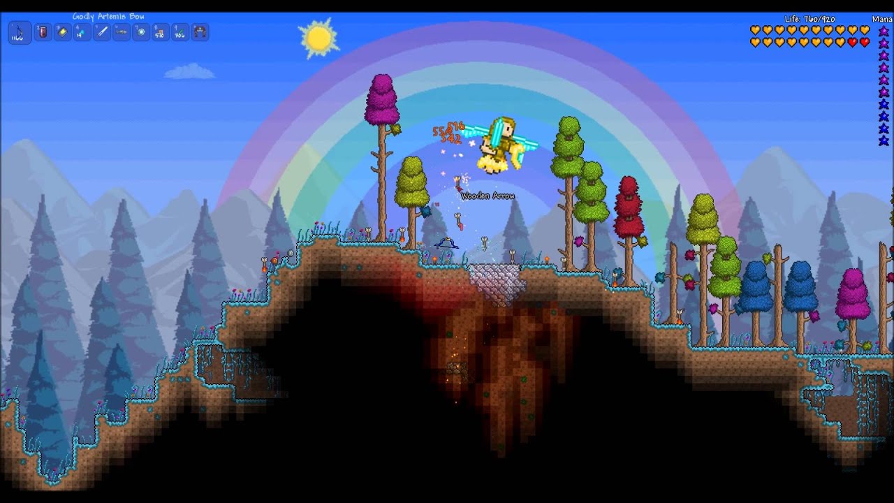 Terraria Necro Pack Boss Fight - Arch Angel - YouTube
