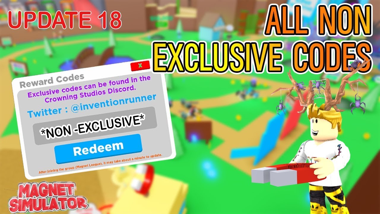 *NON-EXCLUSIVE CODES* 🚨All Magnet Simulator Codes | Update 18 - YouTube