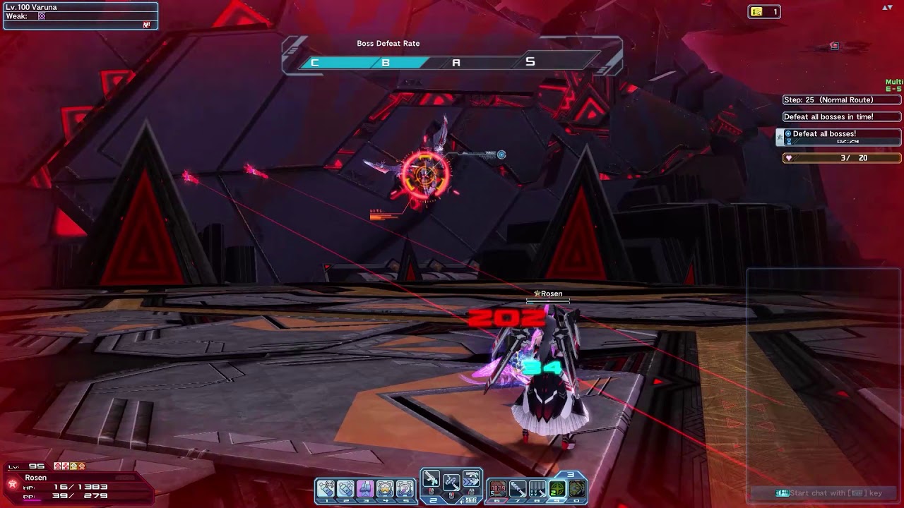 PSO2 - Divide Quest Step 25 Varuna (RaEt) - YouTube