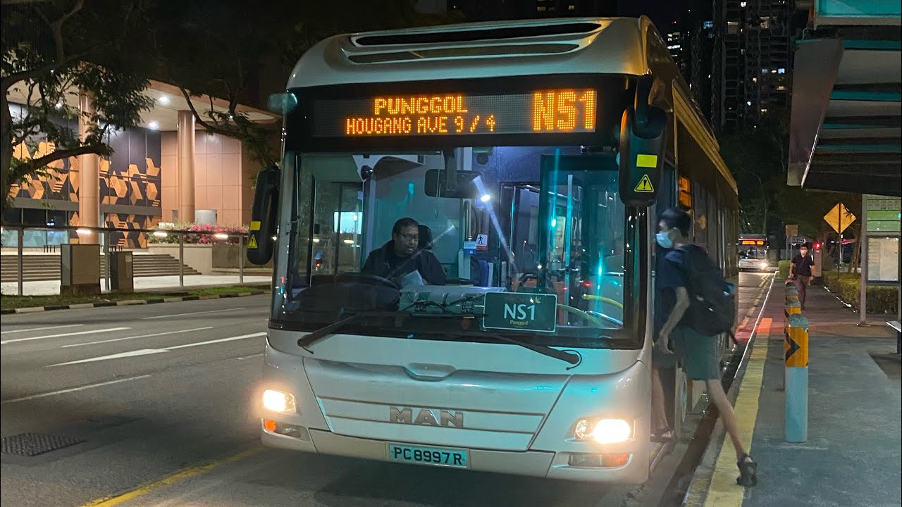 [A&S Transit] PC8997R MAN NL323F A22 Euro 5. First Day of Night Bus ...