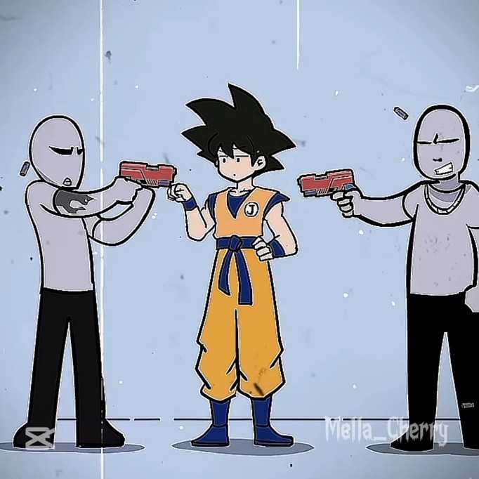 Hit Me With Your Weak Bullets If You Can ☠️ #dragonball #dragonballz # ...