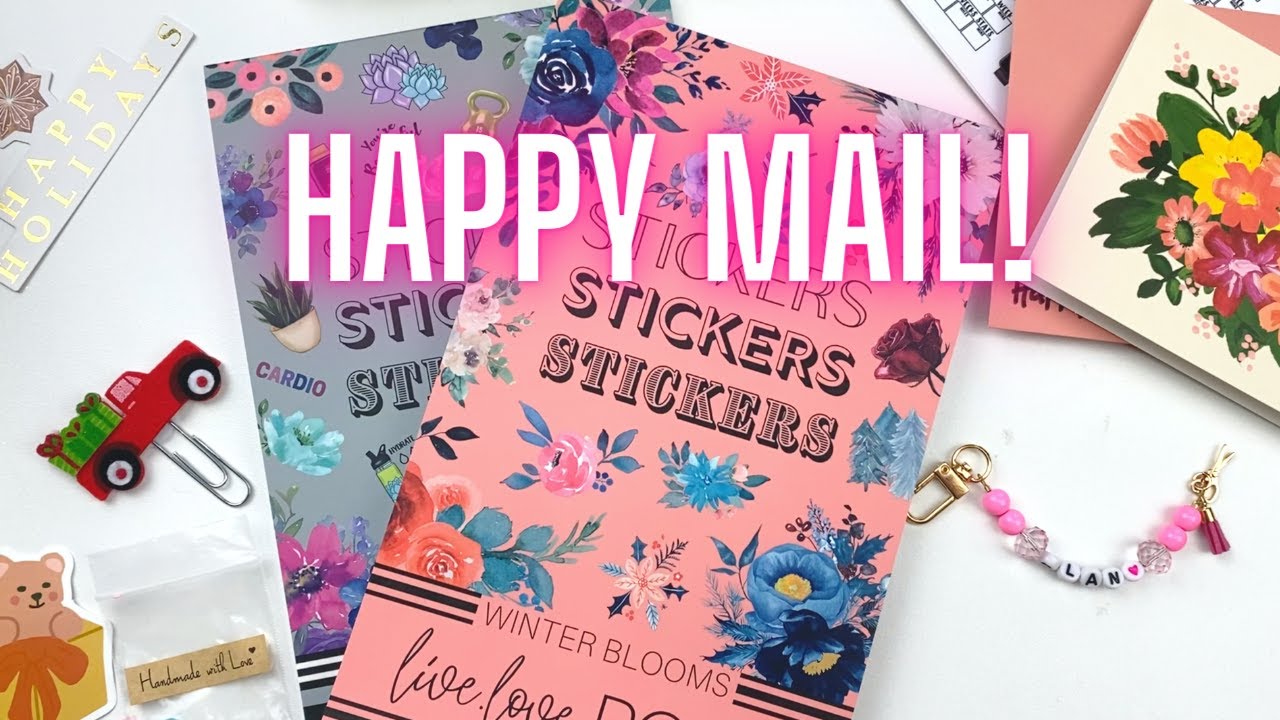 Live Love Posh Stickers & Etsy Shop Planner Charm Happy Mail Unboxing ...