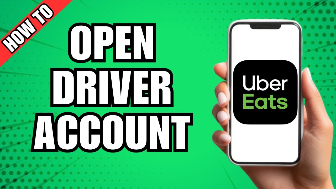 How To Open A Uber Eats Driver Account Beginners Guide - YouTube