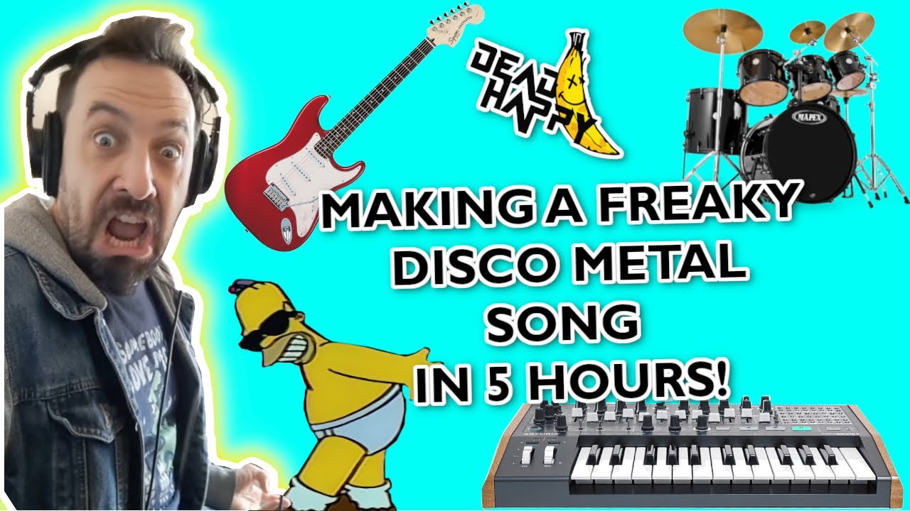 Freaky Disco Metal song in 5 hours - "Go For It Now" - YouTube