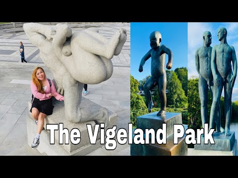 Vigeland Park The Monolith,Bridge and Fountain // Naked Statue Oslo Norway
