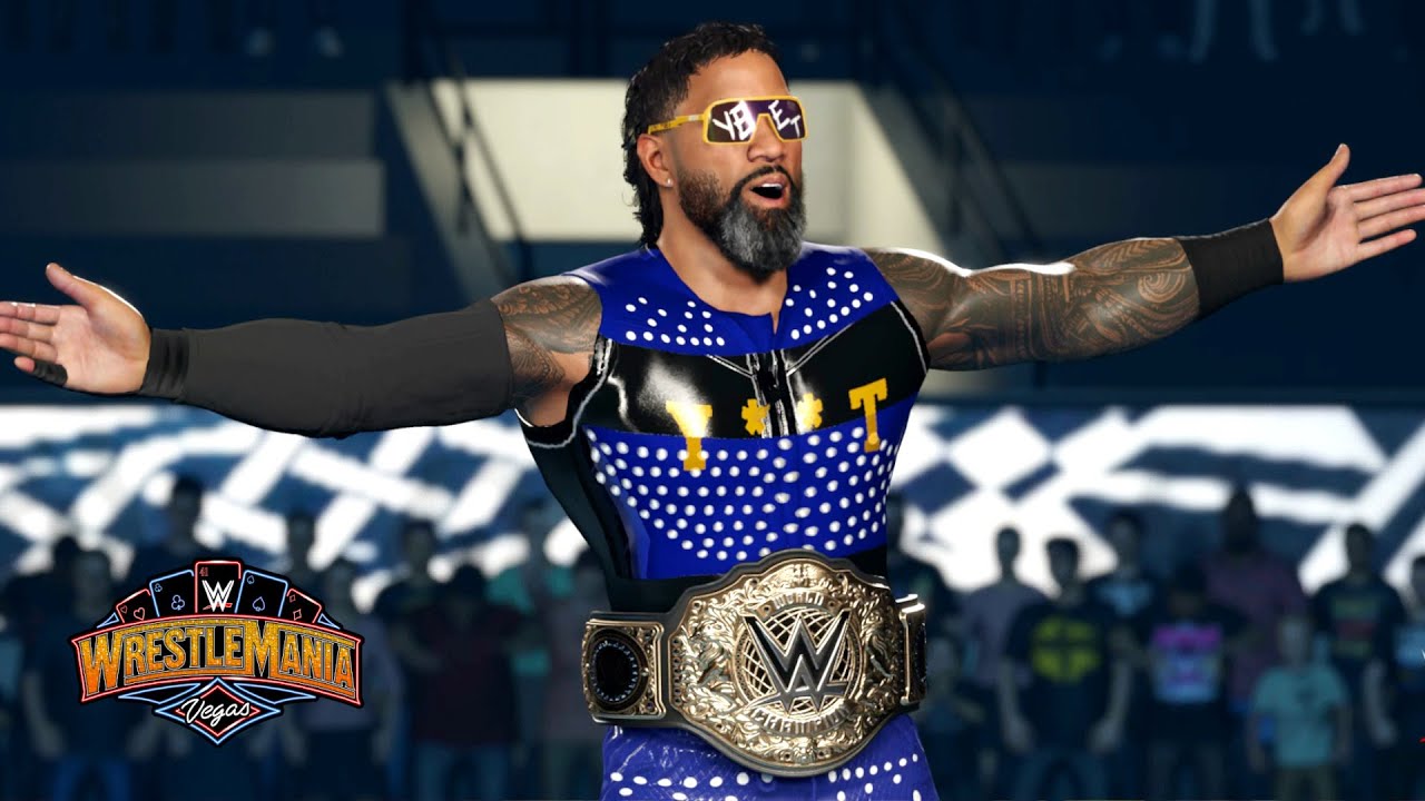 Wrestlemania 41 - Jey Uso Updated ATTIRE! - WWE 2K25 - YouTube