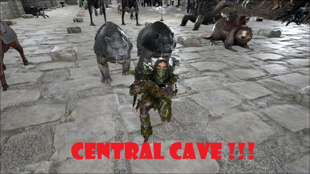 Central Cave Solo - Ark Survival Evolved - YouTube
