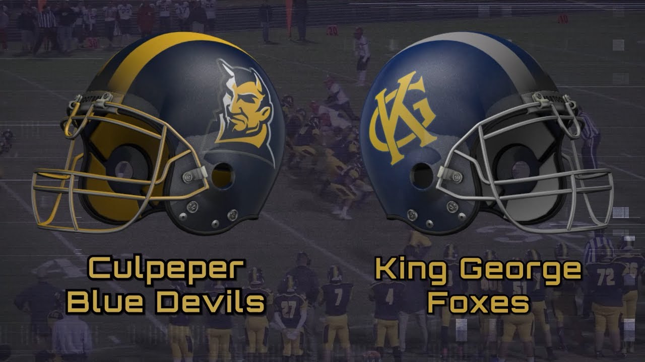 Blue Devils Football - King George vs. Culpeper - YouTube