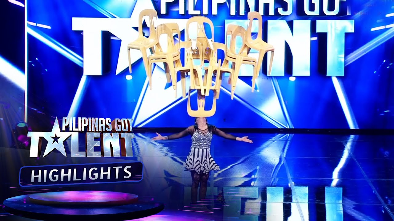 Maria Pinay wows the judges with her balancing performance | Pilipinas ...