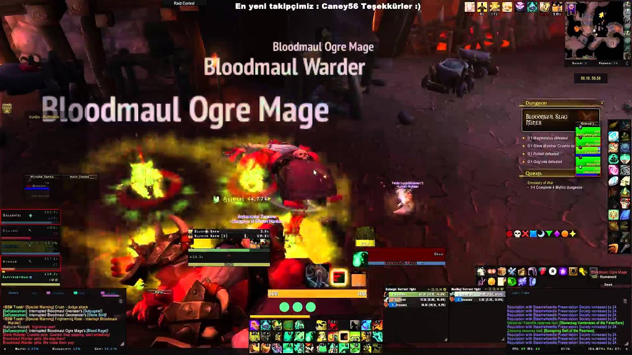 Event Yapıyoruz Mythic Dungeon eventi... Brewmaster Monk - YouTube