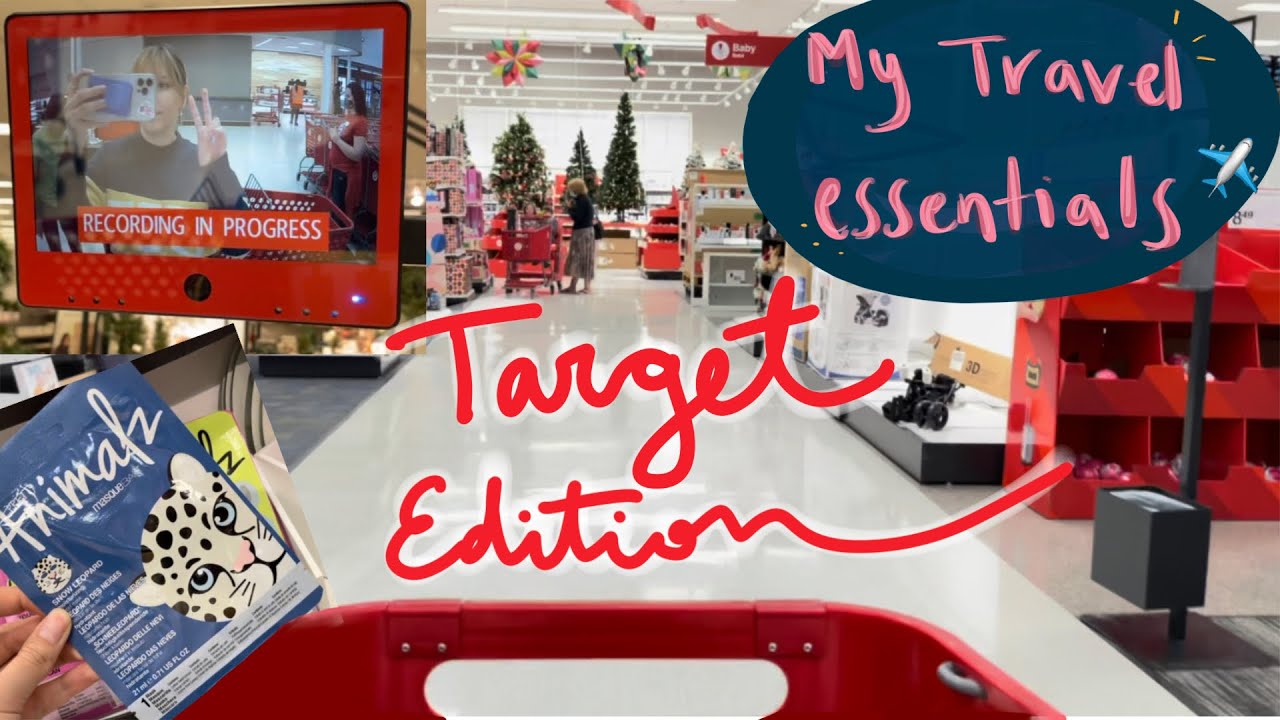 Travel Essentials ~ Target Edition | Hey It's Dani! - YouTube