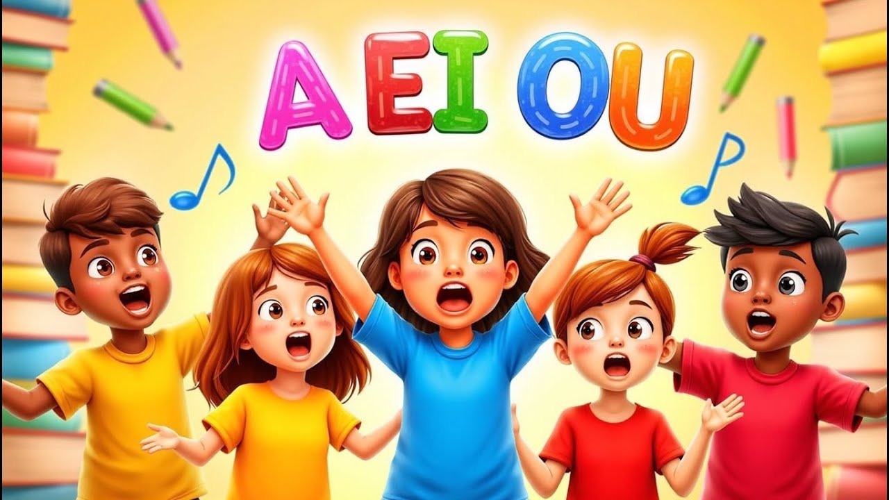 Las Vocales - Música Divertida 🎶 y Animada 🌟 para Niños 👶 - YouTube