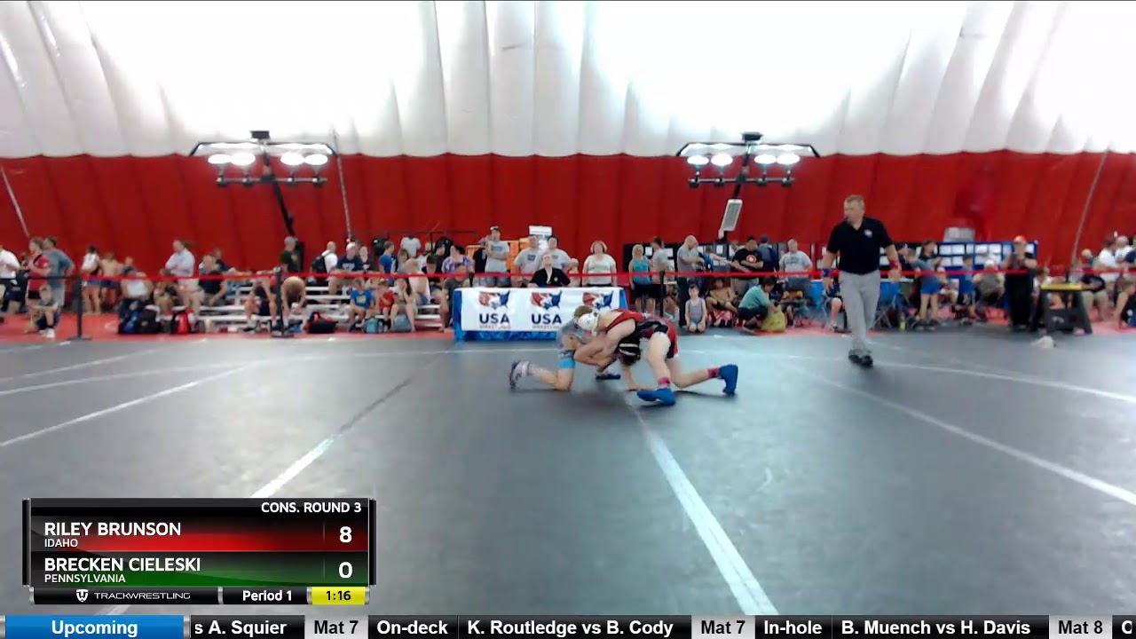 14U 110 Riley Brunson Idaho Vs Brecken Cieleski Pennsylvania - YouTube