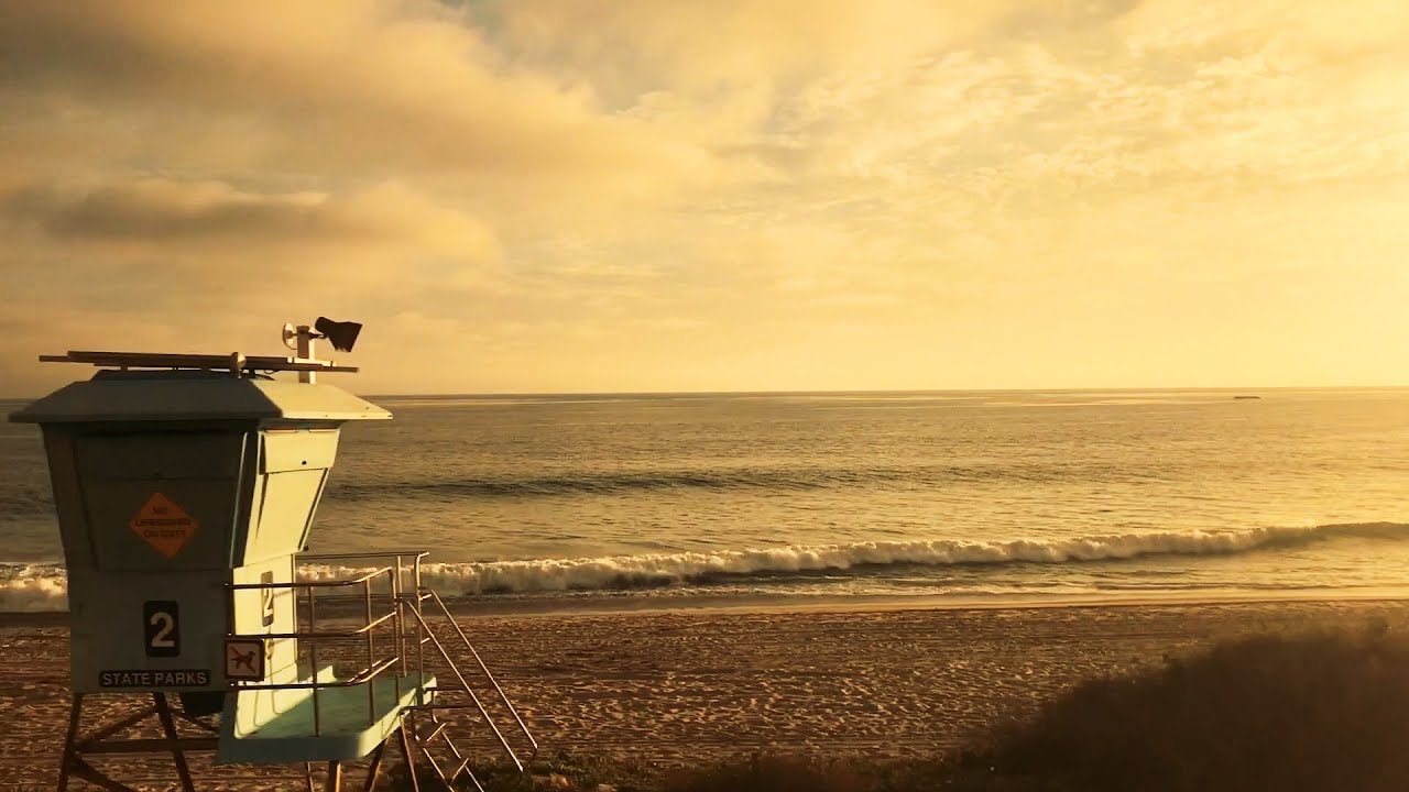 OCEAN RIDE - Relaxing Video w/Train sounds - YouTube