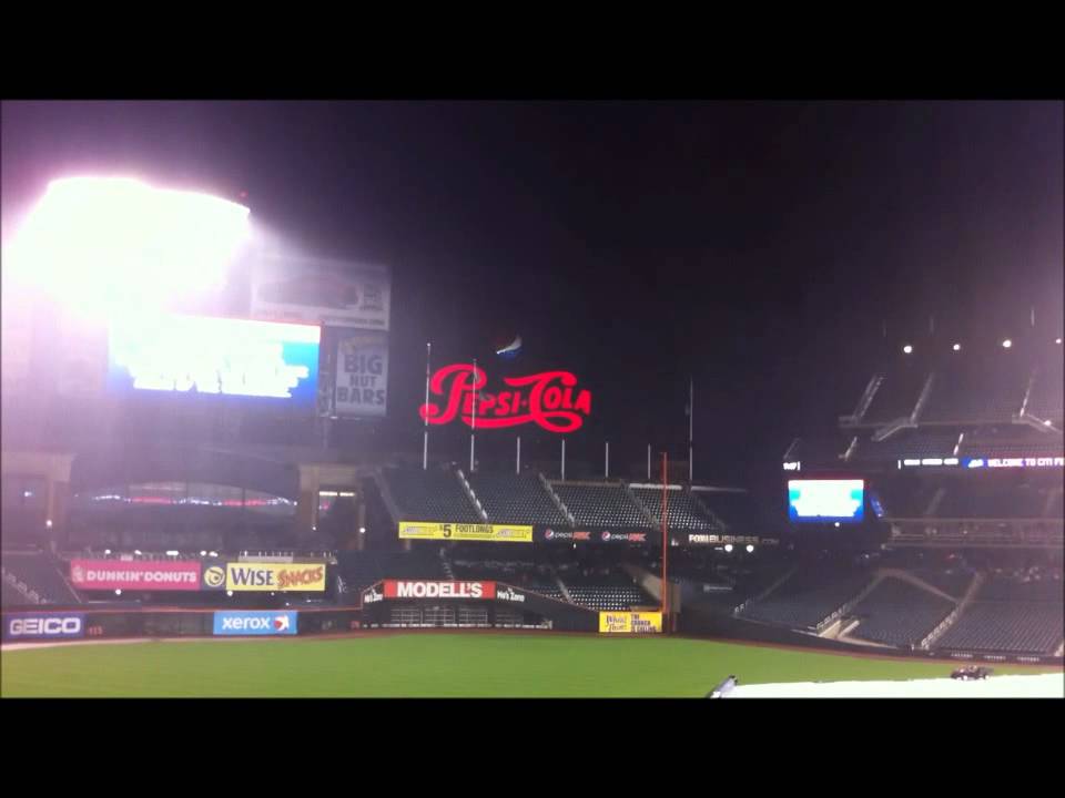 Citi Field Rain Delay - YouTube