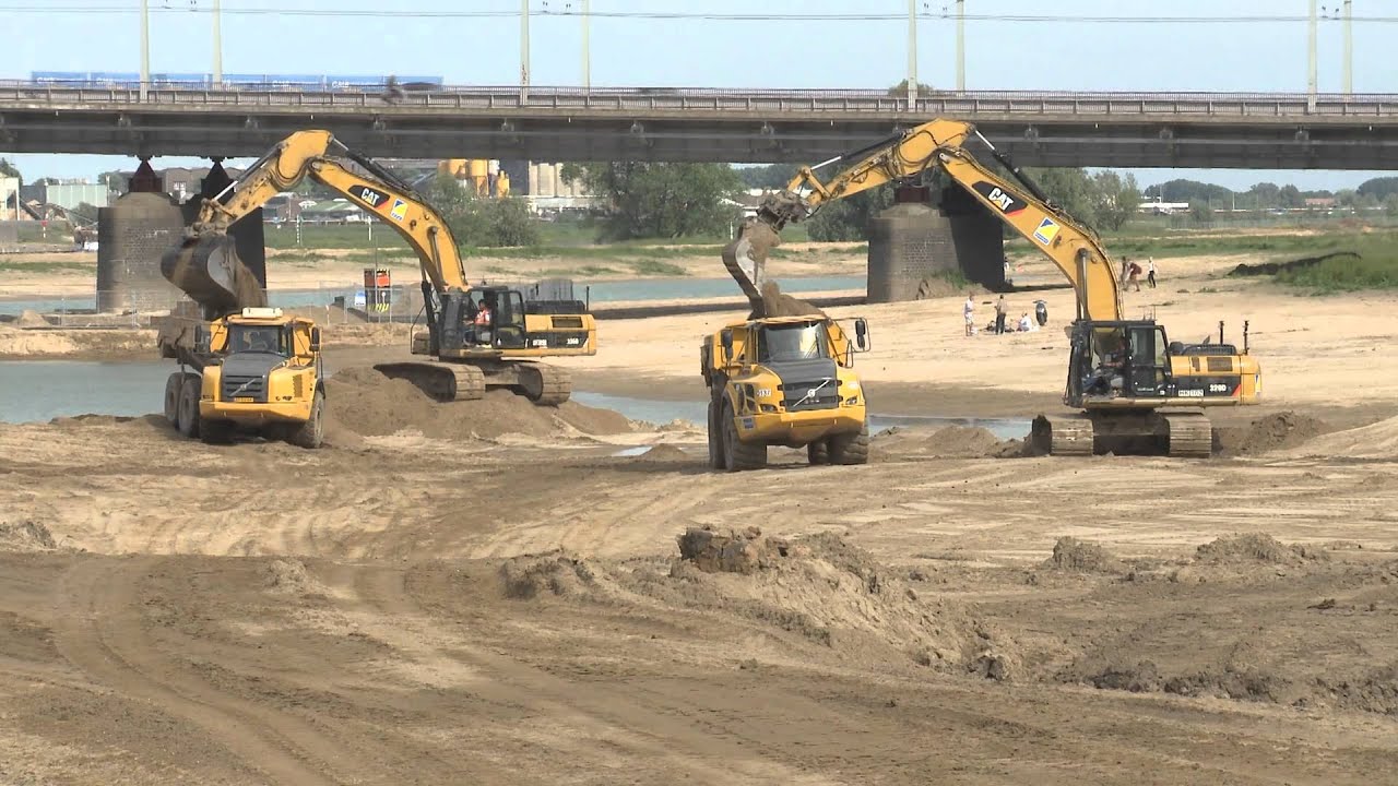 Jac Rijk - Oldenkamp, Uiterwaardvergraving Meinerswijk Arnhem - YouTube