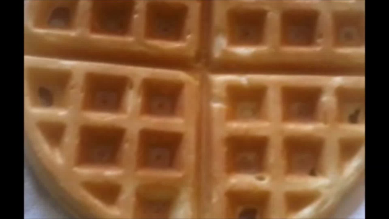 Receita de waffle salgado tradicional - YouTube
