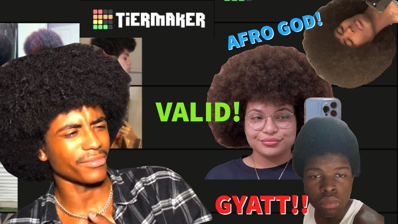 Ranking Viewers Afros Pt 2 - YouTube