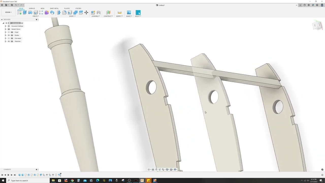 Quick & Dirty Modeling Using Fusion 360 - Photo to Parts - Pt 2 - YouTube