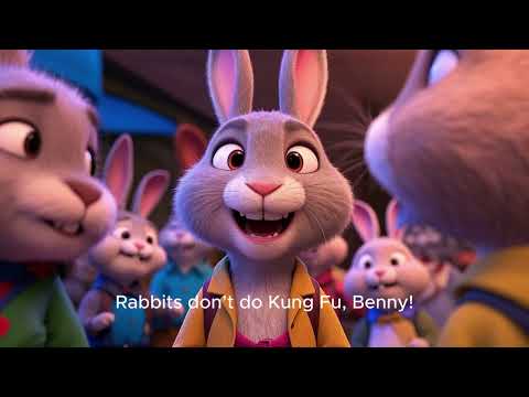 The Courage of Benny the Kung Fu Rabbit - YouTube