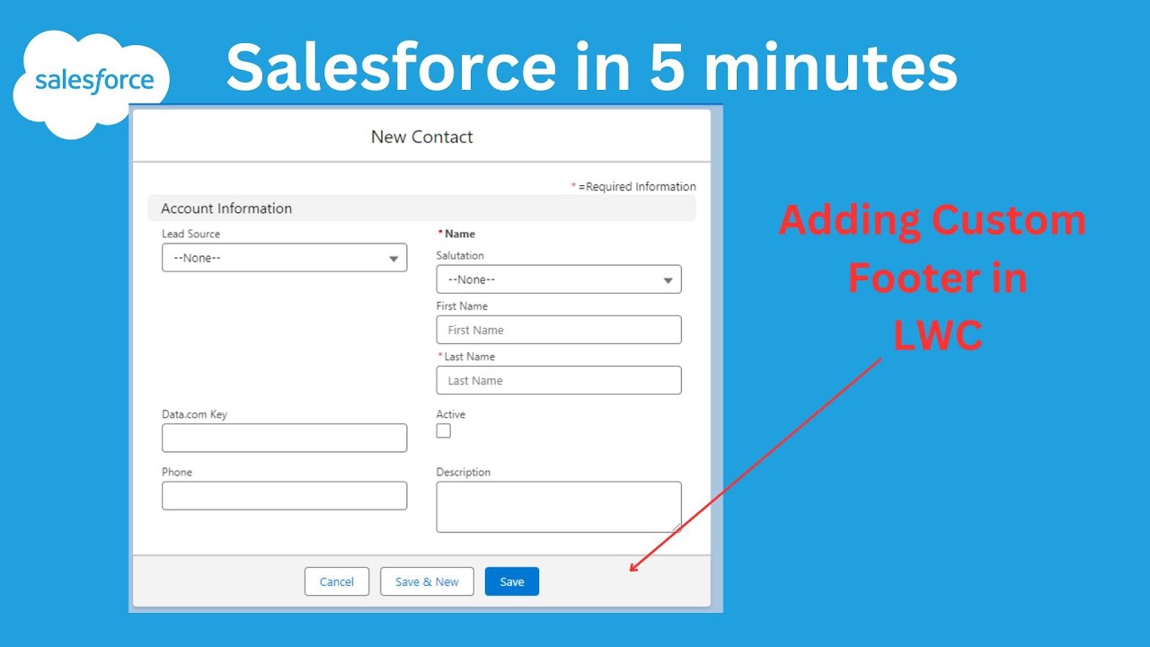 Creating Your Own Custom Footer Using Lwc User Story 5 Part 6 Youtube 4662