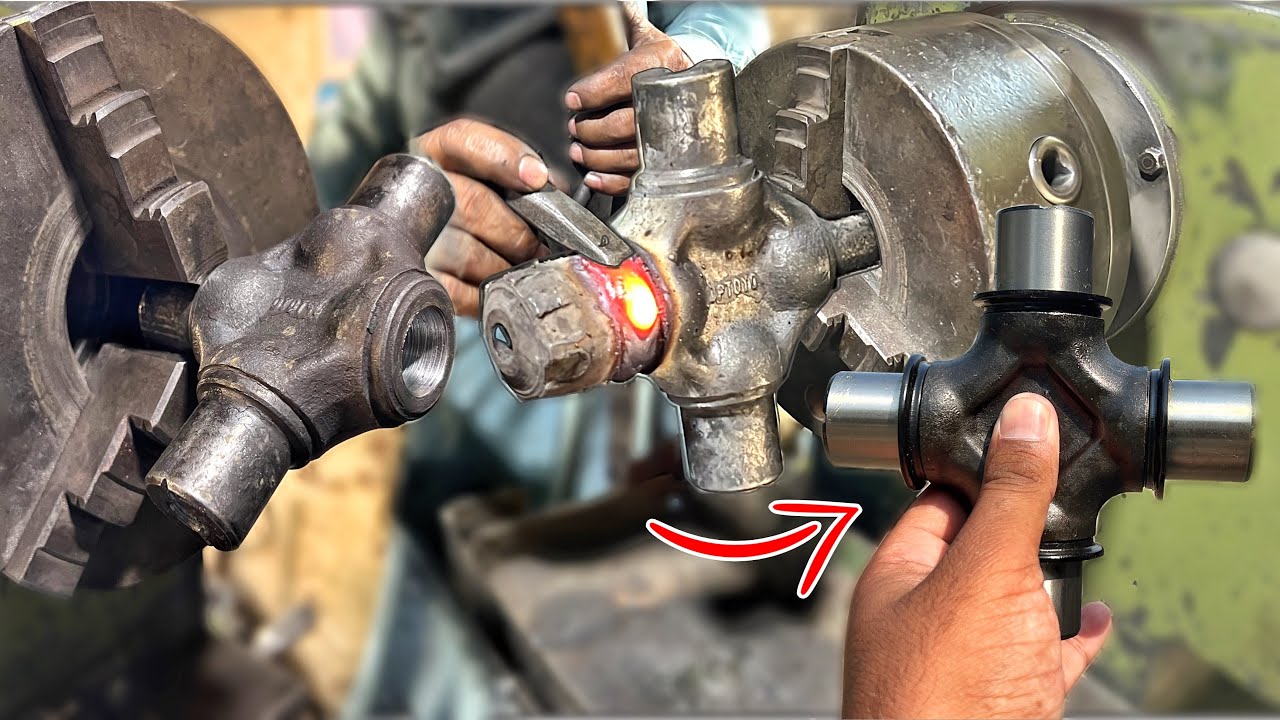 Incredible Repair of Burnt Universal Joint | Amazing Restoration of ...