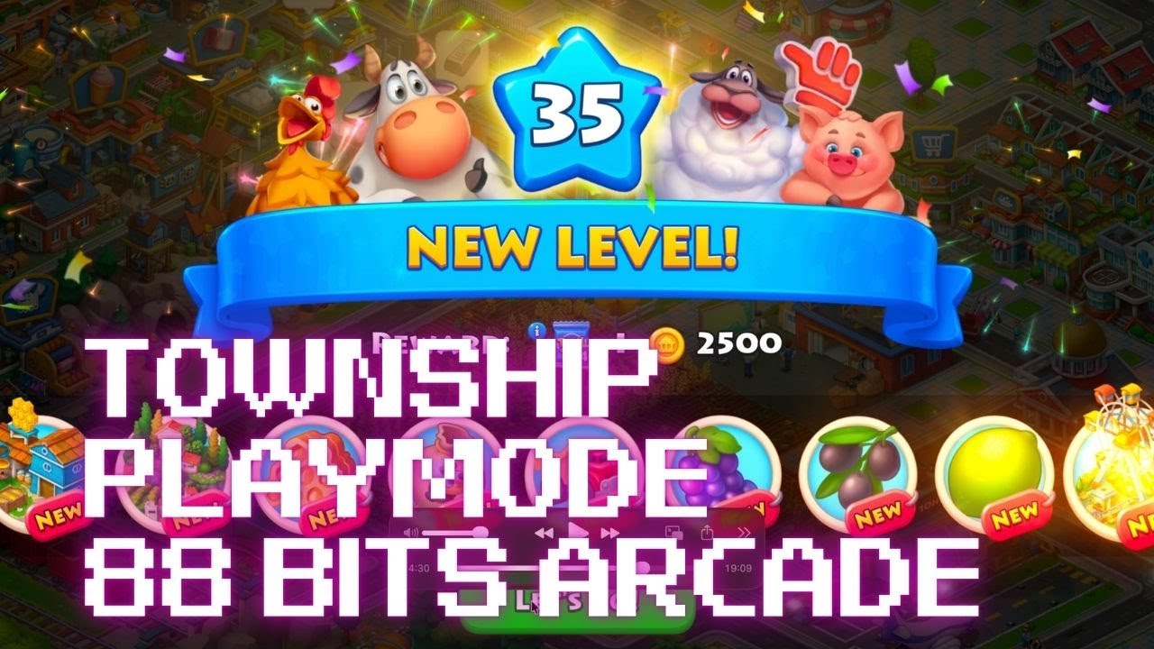🚜 Township 🚜 Playmode - Town Level 35 (Level up!) - YouTube