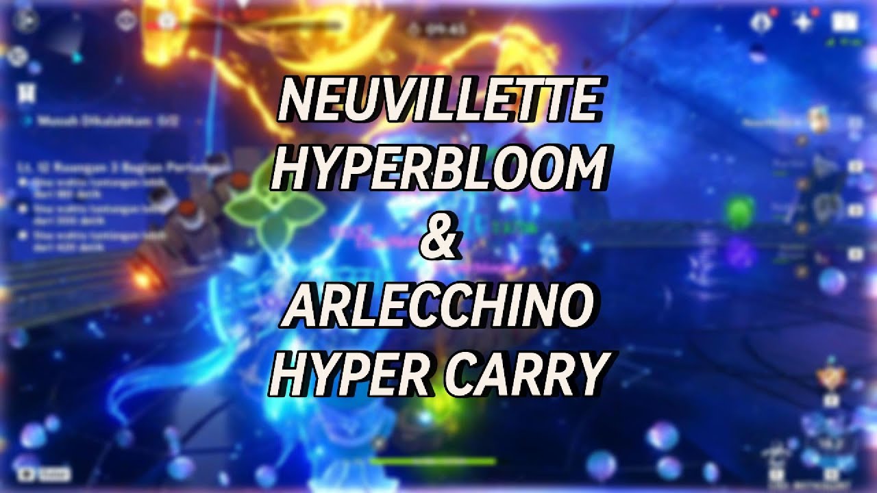 NEUVILLETTE HYPERBLOOM & ARLECCHINO HYPER CARRY | Genshin Impact Spiral ...
