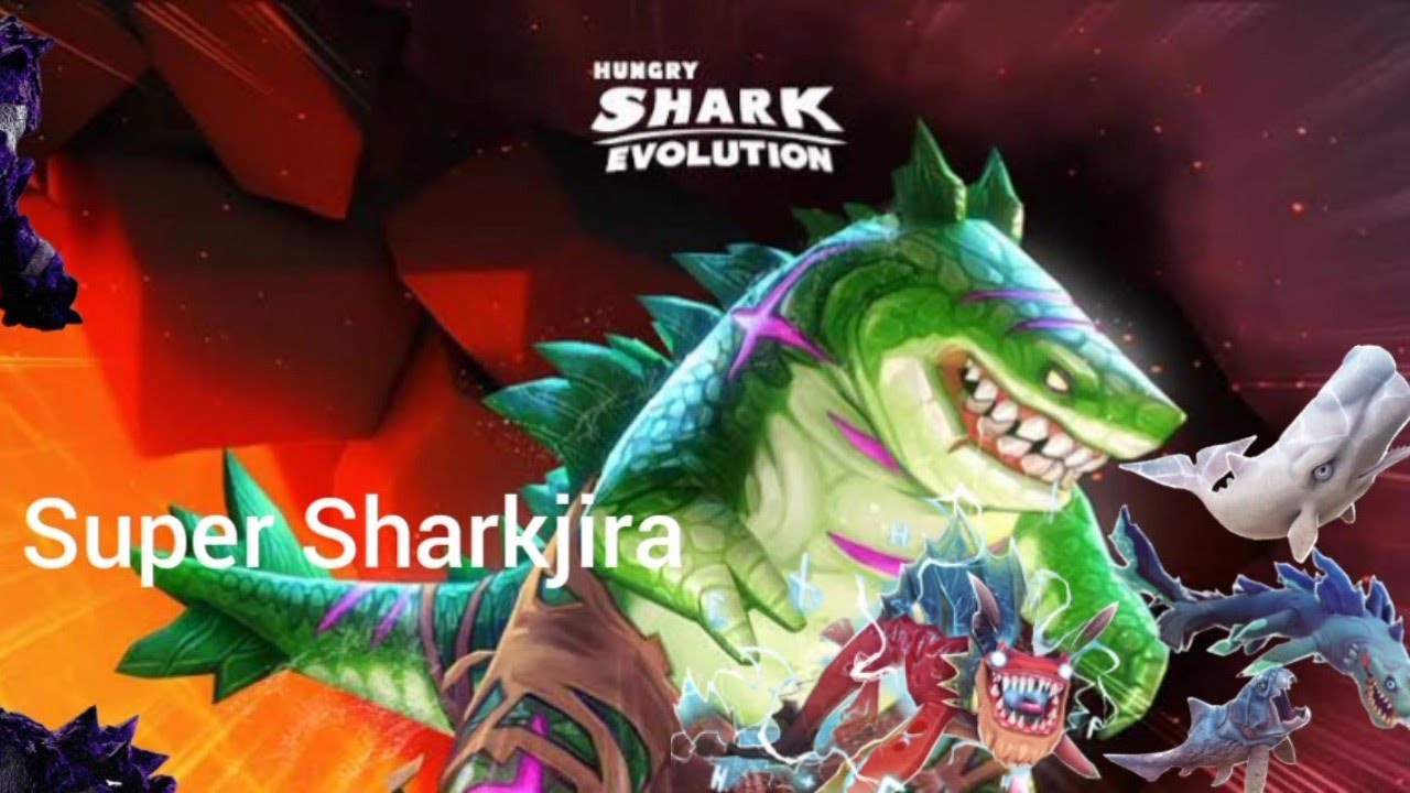 Super Sharkjira gameplay with Jira Smash skin. Hungry Shark Evolution ...