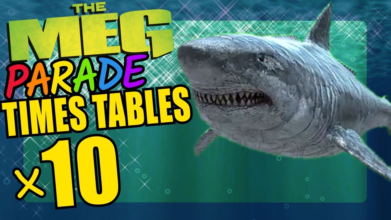 The Meg Teaching Multiplication Times Tables x10 Educational Math Video ...
