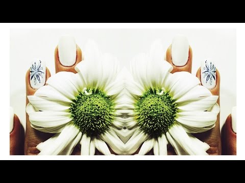 Tırnak Süsleme - Papatya Deseni | Nail Art - Daisy Pattern