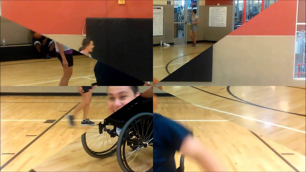 Paralympic Wheelchair Basketball Trick Shots - YouTube