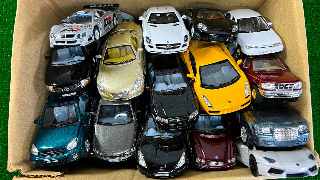 Box Full of Model Cars | lamborghini Aventador, Mercedes sl 500, Toyota ...